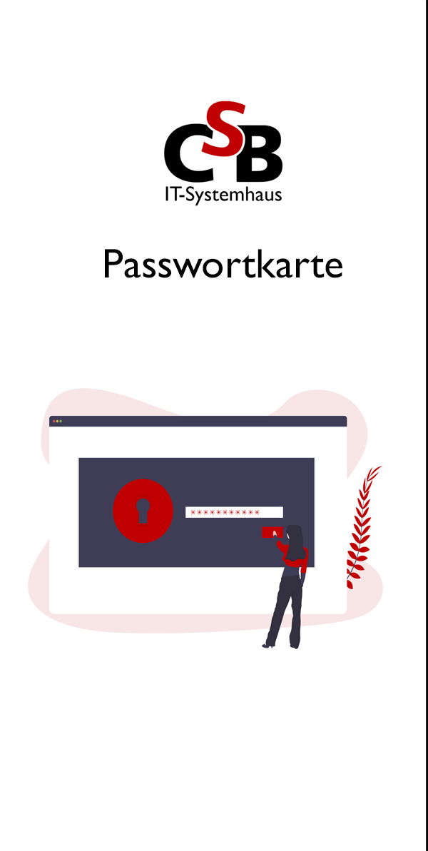 Passwortkarte - CSB GmbH